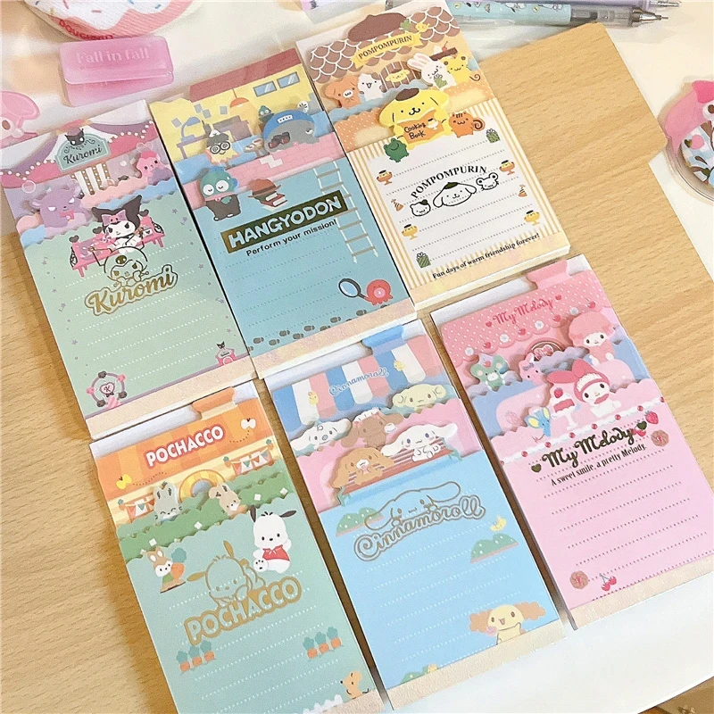 Sanrio-Cinnamoroll-Bloc-de-notas-Kawaii-dibujos-animados-My-Melody-Bloc ...