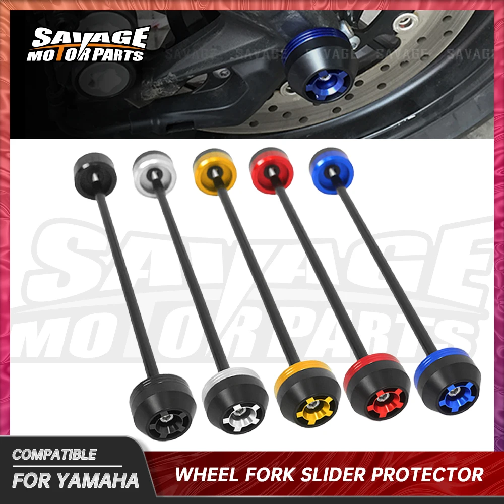 Mt09 Front Rear Wheel Fork Slider Crash Axle Protector For Yamaha Mt 09 ...