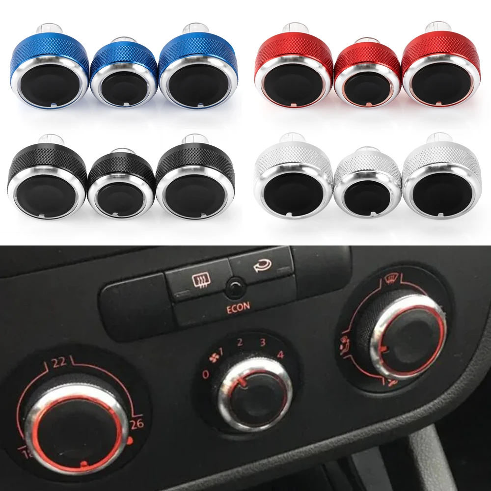Bouton de commande de chaleur de climatisation, bouton AC pour VW Jetta ...