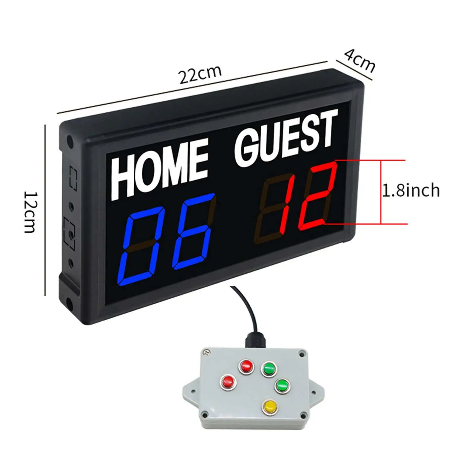 Electronic-Scoreboard-Score-Counter-Placar-Digital-LED-Keeper-Badminton ...
