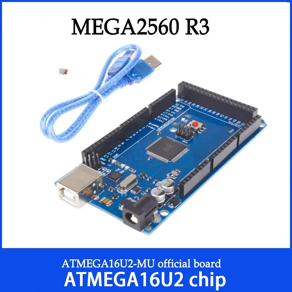 MEGA2560-R3-ATmega2560-16AU2-CH340G-MCU-Module-Module-Improved-Version-with-Connecting-Cable ...
