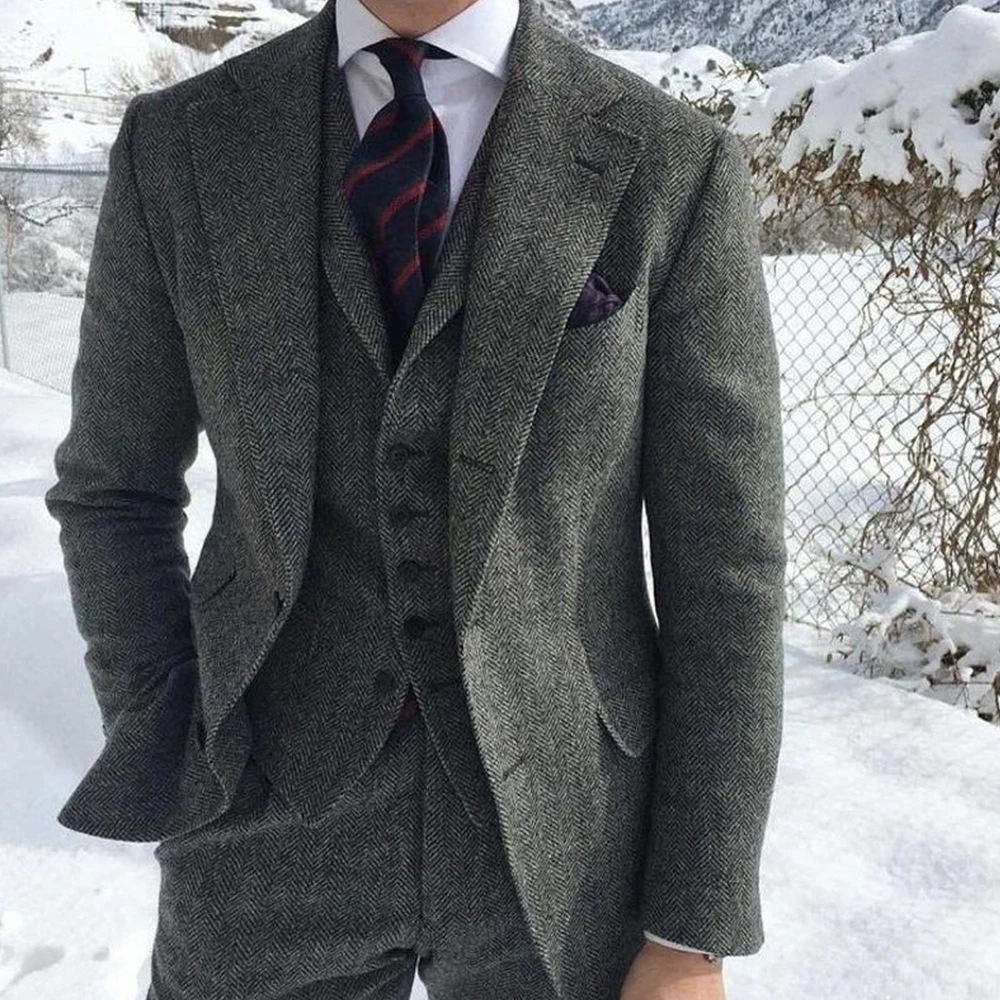 Men-s-Full-Suits-Men-s-Herringbone-Suit-Mens-Clothing-Outfit-Set-Formal ...