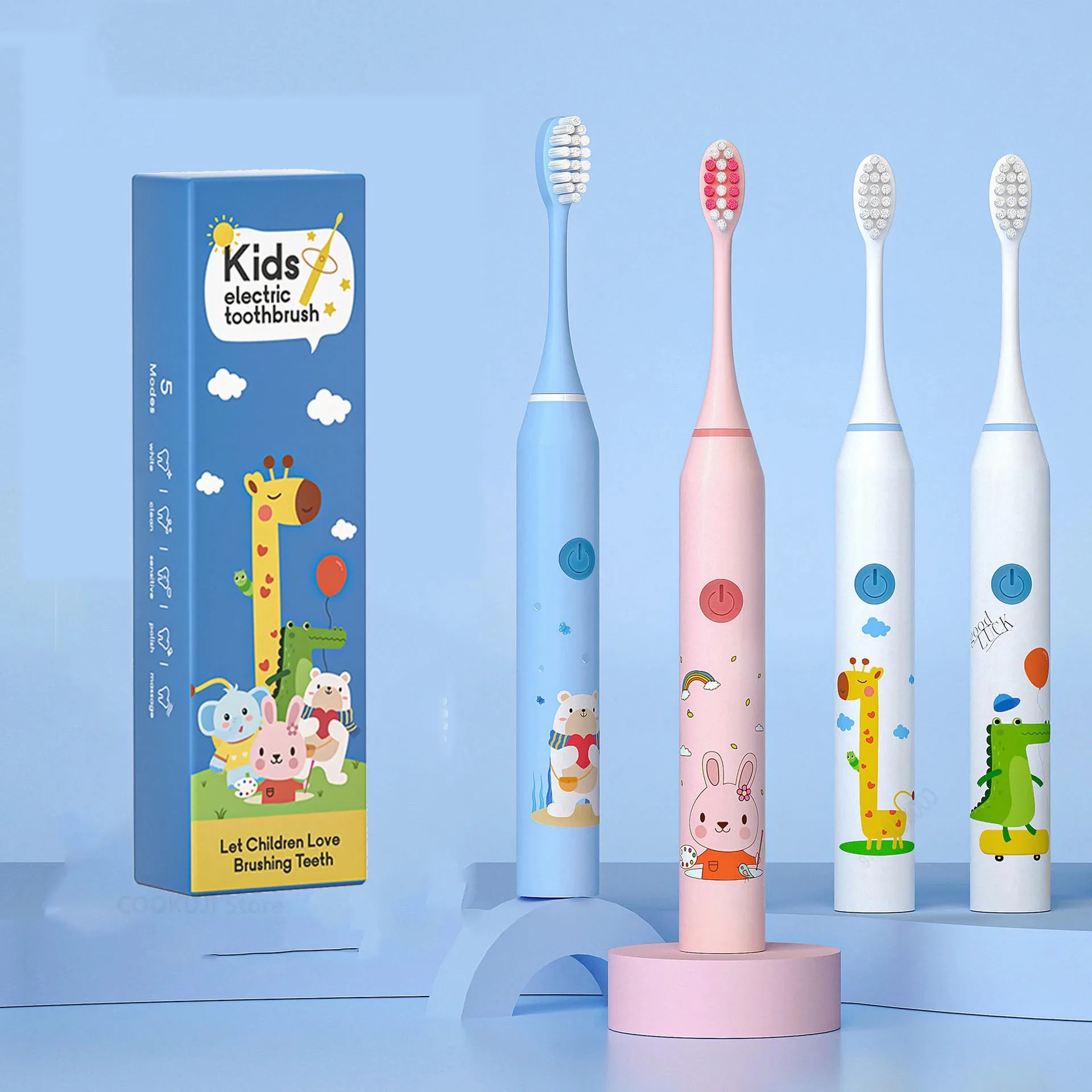 Child-Sonic-Electric-Toothbrush-Electric-Usb-Cartoon-Toothbrush-for ...