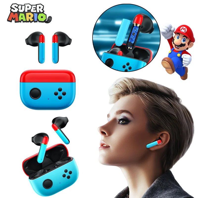 Super-Mario-TWS-F2-Bluetooth-Wireless-Earphone-5-0-Lightweight ...