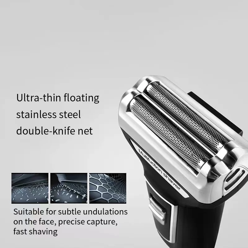 Kemei-Multi-functional-Waterproof-3-In-1-Grooming-kit-Cutter-Head-USB ...