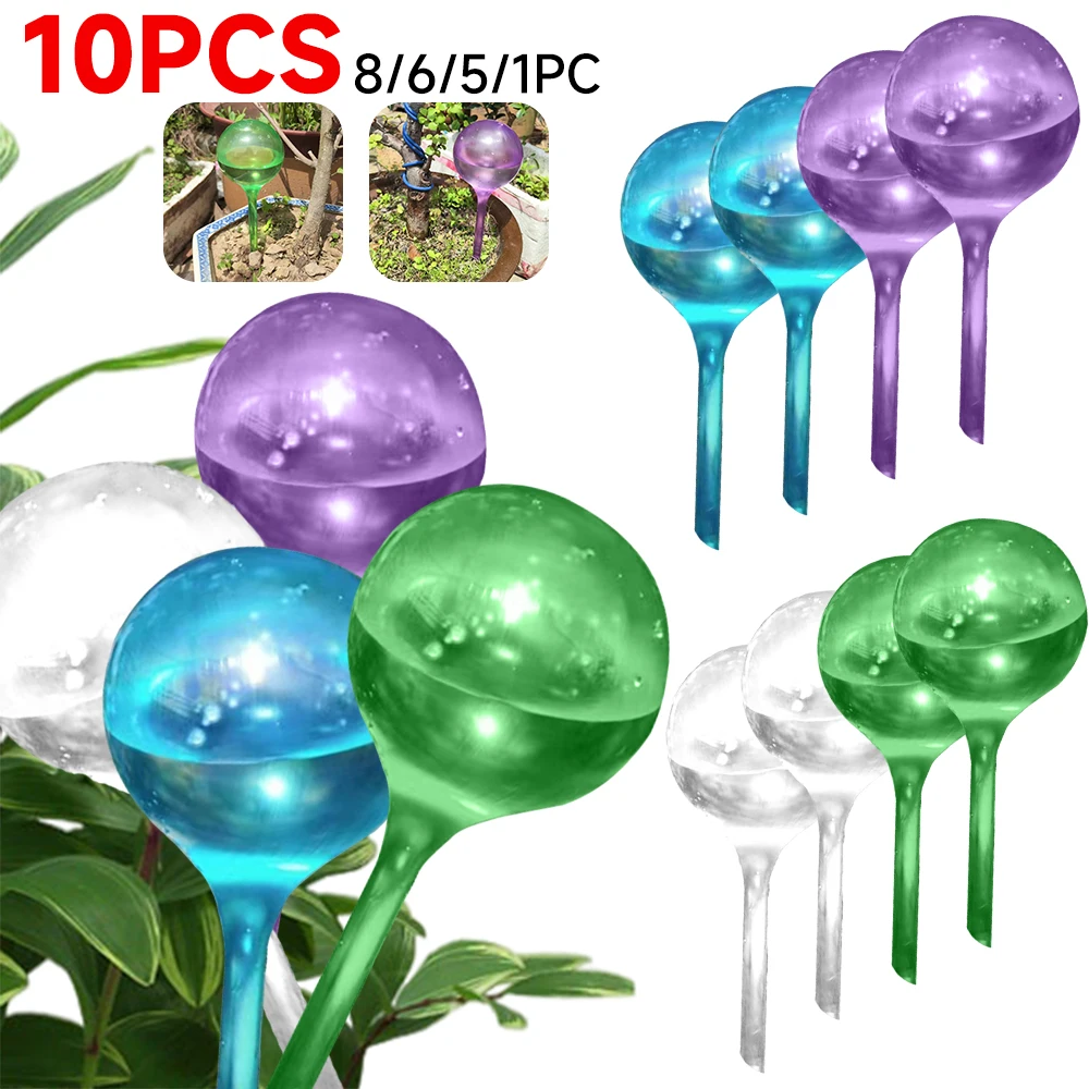 10PCS Automatic Large Plant Self Watering Bulbs PVC Garden Water ...