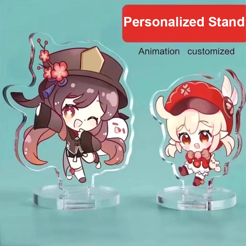 Customized Standee Cartoon Clear Acrylic Charm Cute Anime Lovely Photo ...
