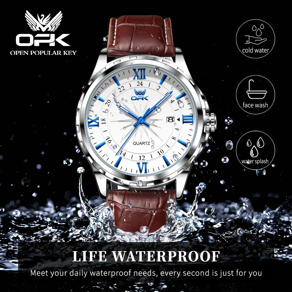 OPK-6003-New-Fashion-Retro-Quartz-Watch-For-Men-Waterproof-Luminous ...