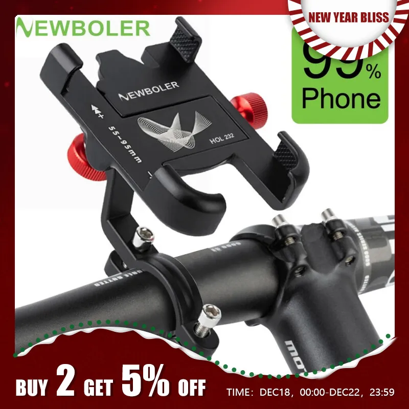 NEWBOLER-MTB-telefon-da-stand-bisiklet-tutucu-360-derece-d-nebilir-al-minyum-ayarlanabilir ...