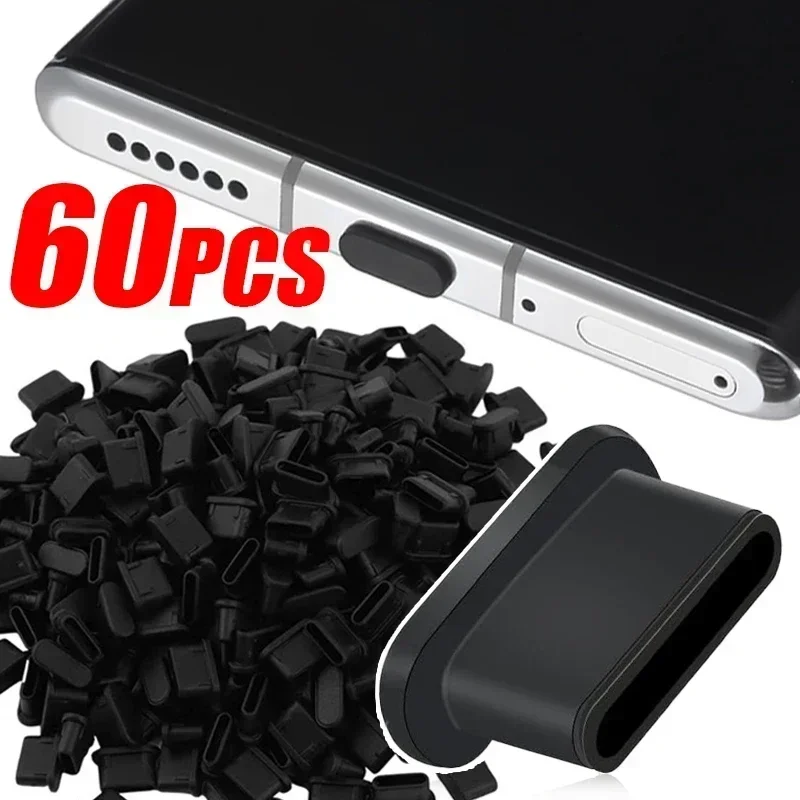Silicone-Dust-Plugs-Type-C-Charging-Port-Plugs-Anti-dust-Protector-Caps ...