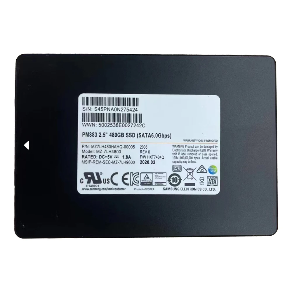 For-PM883-480GB-SSD-2-5-MSIP-REM-SEC-MZ-7LH9600-SATA6-0Gbps ...