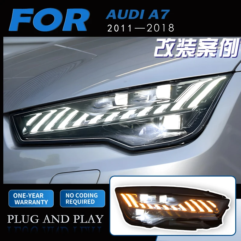 Car-Styling-Headlights-for-Audi-A7-LED-Headlight-2011-2018Upgrade-RS7 ...