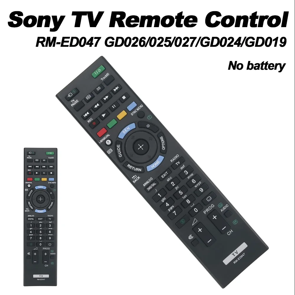 Suitable for Sony TV remote control replacement universal RM-ED047 ...