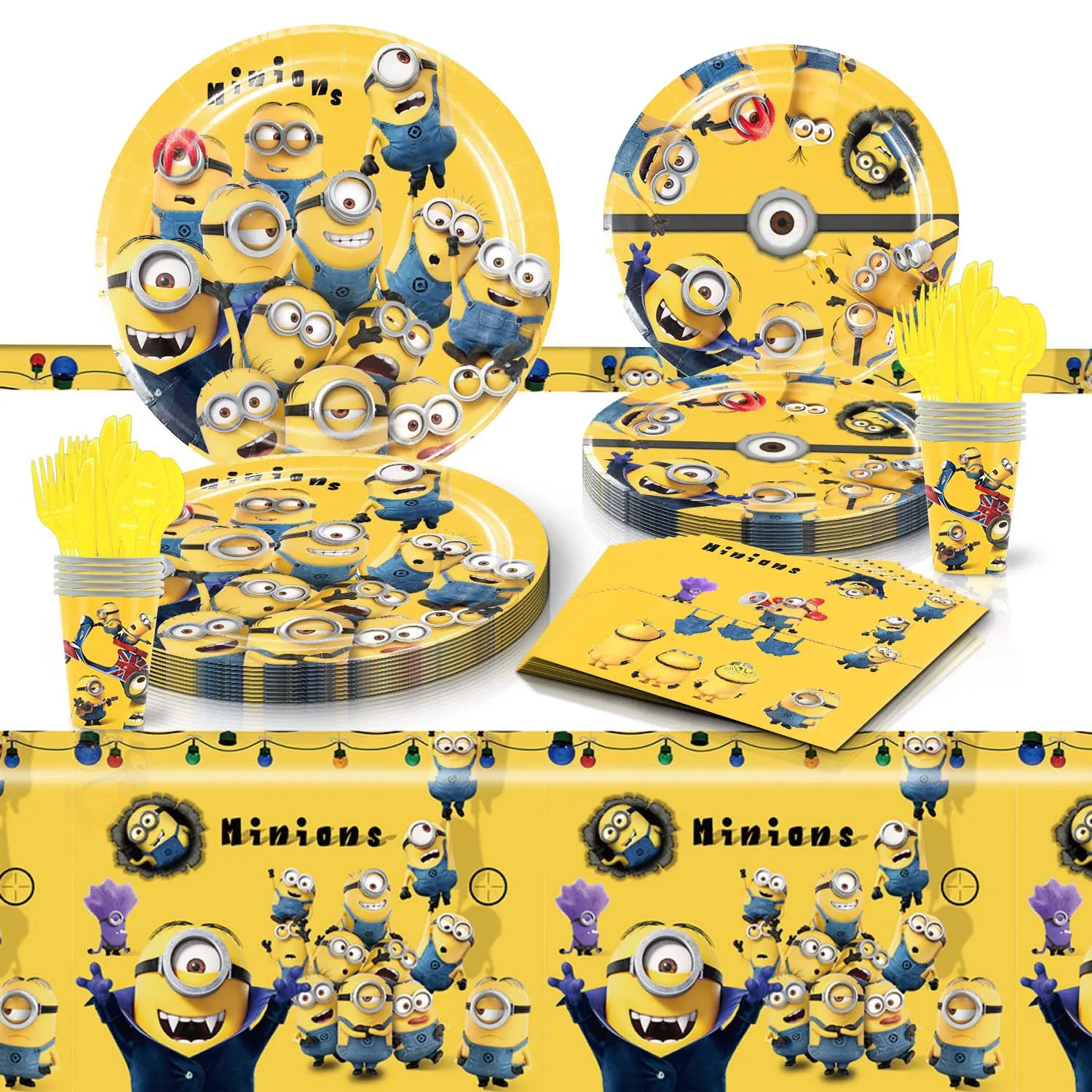81pcs-Set-Minions-Family-Theme-Birthday-Party-Decorative-Supplies ...