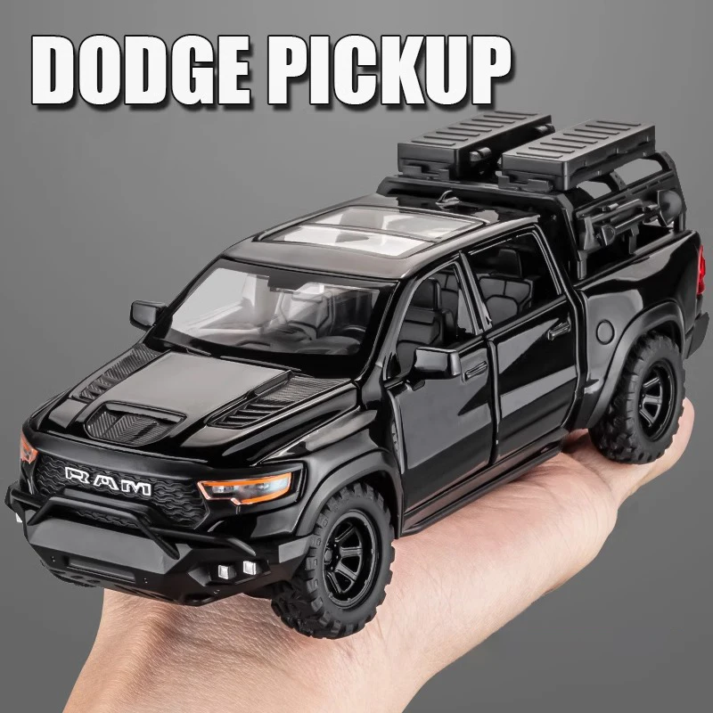 Diecast-1-32-Dodge-RAM-1000-TRX-Mammoth-Pickup-Alloy-Model-Car-Toy ...