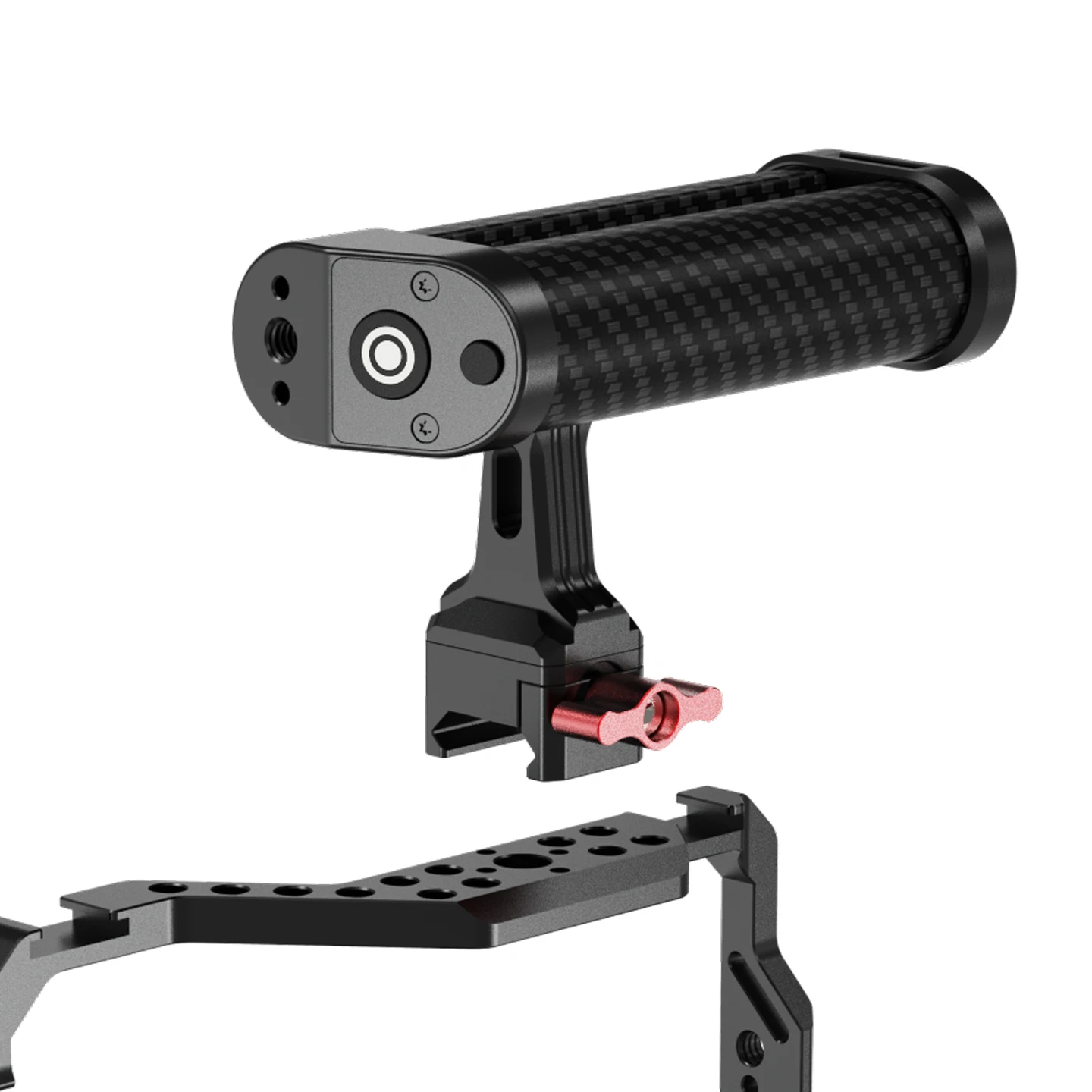 Quick Release NATO Rail Mount Aluminum Side Handle Height Adjustable ...