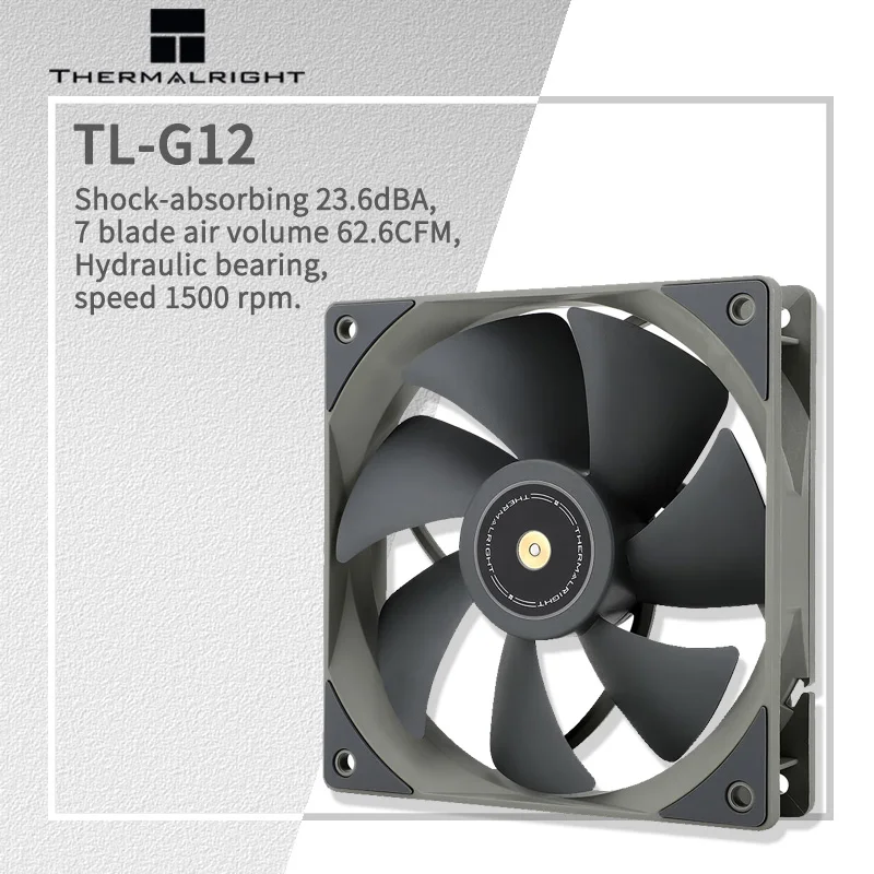 Thermalright TL-G12 120mm Silent-Balance Case Fan 4PIN PWM 1500RPM Performance CPU Cooler Fan