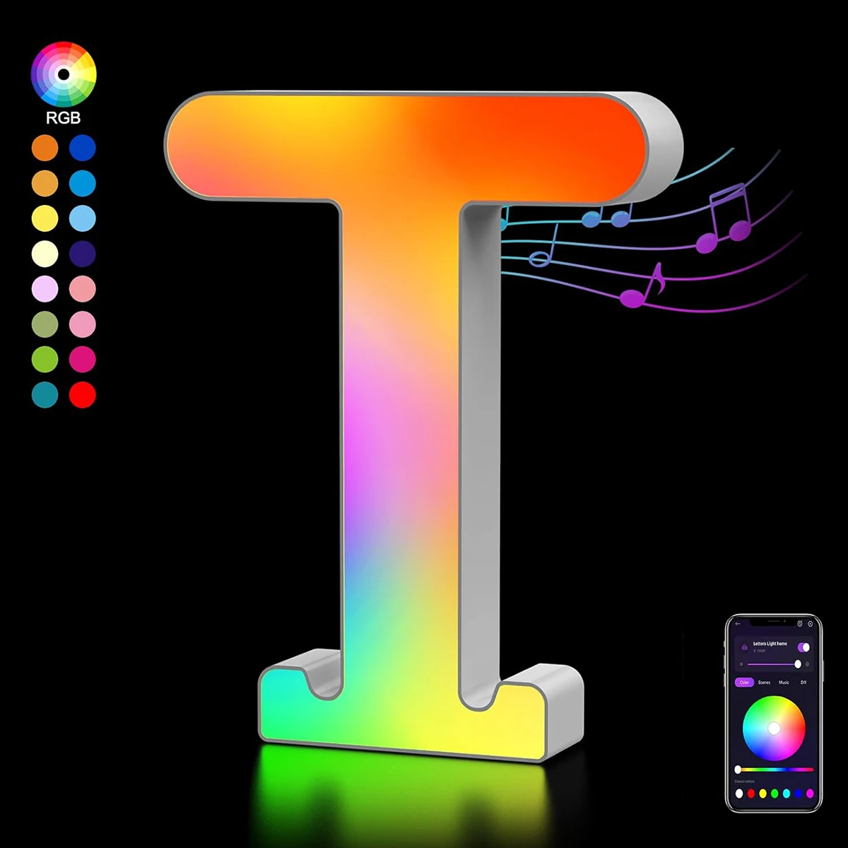 Party-Holiday-DIY-Decorations-RGB-Letter-Light-Alphabet-for-Women-Girls ...