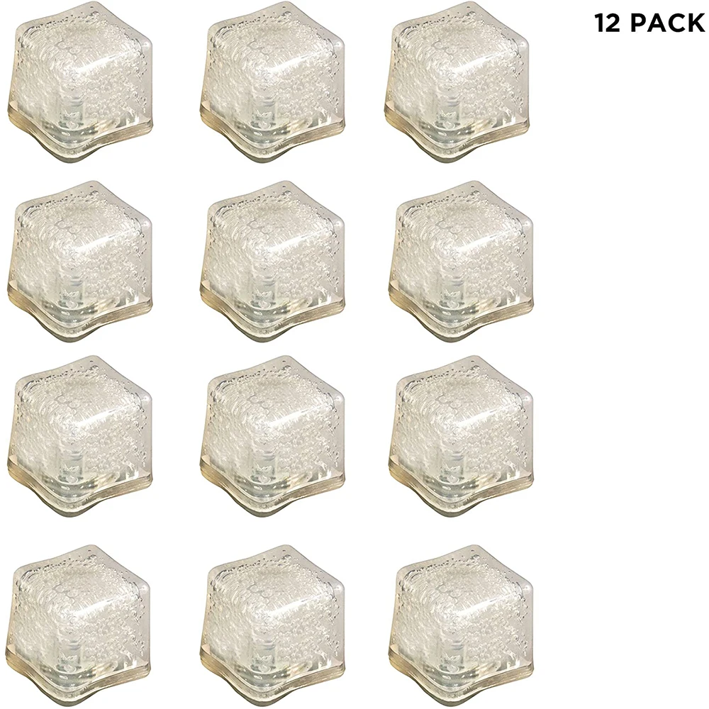 (12 Pack) Light-Up LED Ice Cubes With Changing Lights And, 43% OFF