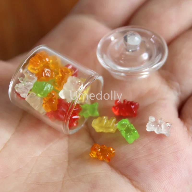 1-6-Scale-Cute-Mini-Glass-Candy-Jar-Mini-Bear-Jelly-Drops-Simulation ...