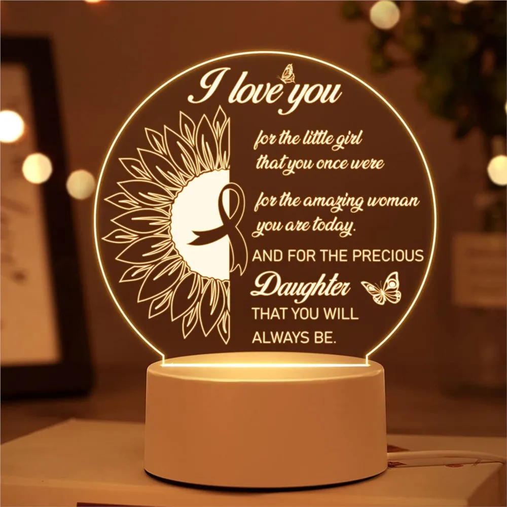 Daughter-Birthday-Gift-from-Mom-Daughter-Gifts-for-Acrylic-Engraved ...