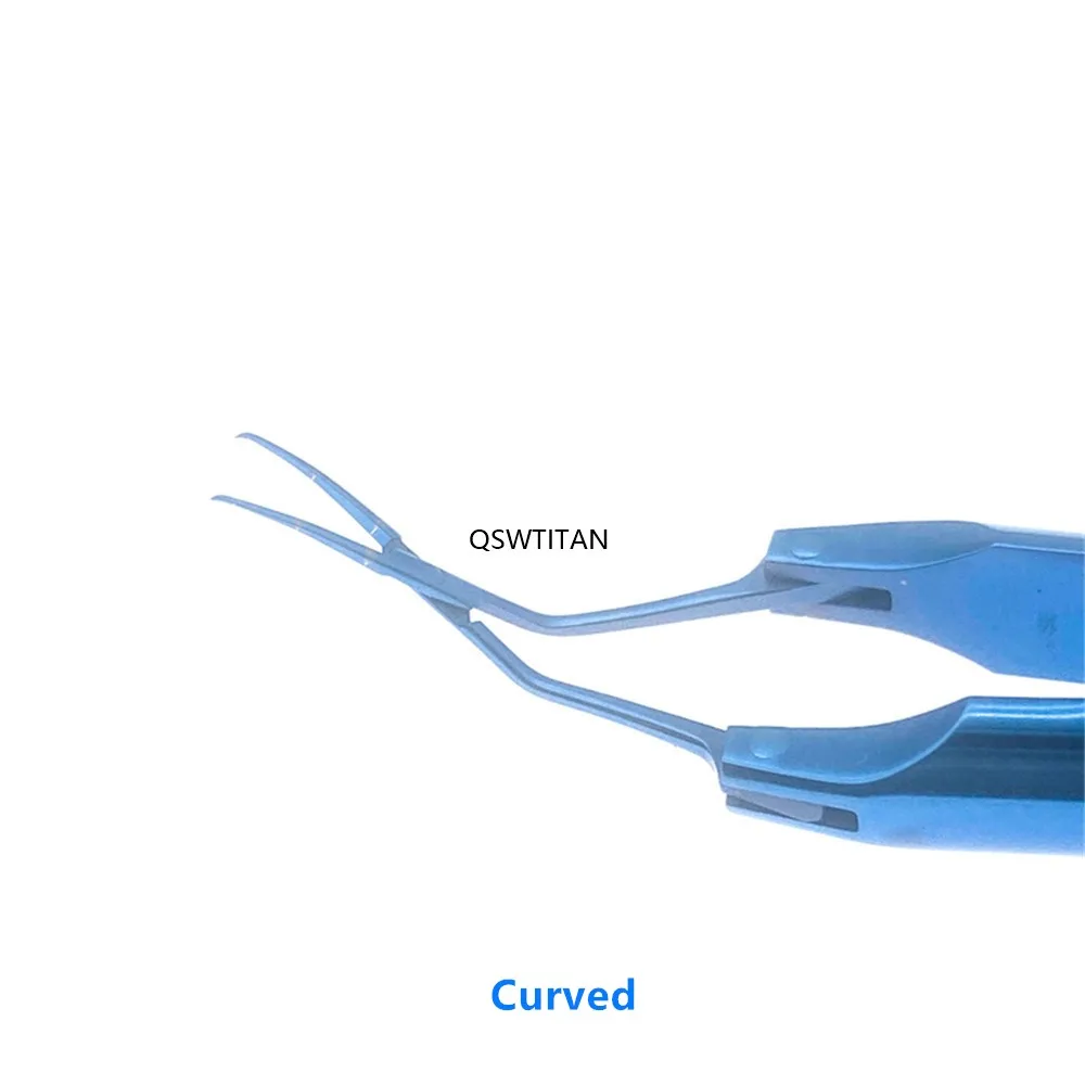 Titanium Utrata Capsulorhexis Forceps Micro Forceps Curved Angle Micro ...