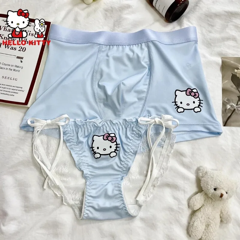 Blue-Hello-Kitty-Ice-Silk-Briefs-Waist-Strappy-Adjustable-Couple ...