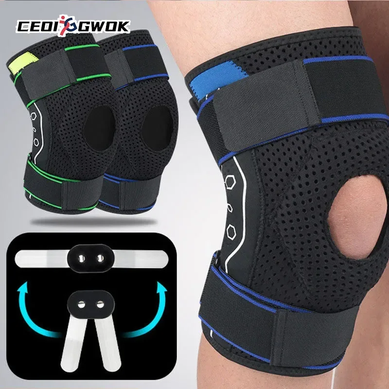 CEOI-GWOK-Unisex-Adjustable-Sports-Knee-Pad-Support-Brace-Running ...