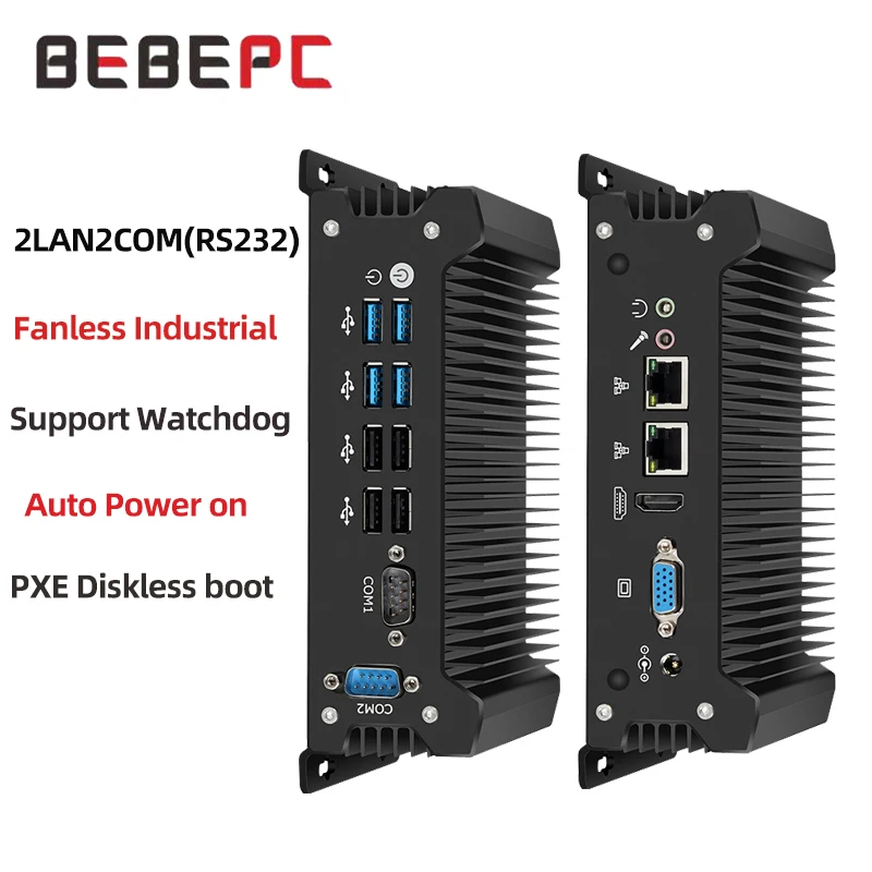 BEBEPC Industrial Mini PC with Inter Gen12 Support 1xDDR5 1xM.2 NVME ...