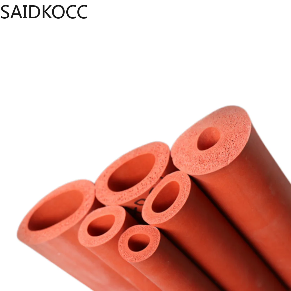 1Meter Silicone foam tube flexible foaming Silicon hose Sponge casing ...