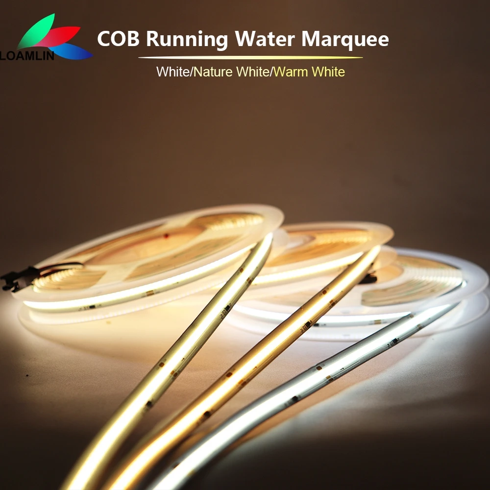 5M-WS2811-COB-LED-Strip-Running-water-Light-Horse-Race-Lamp-420Leds-m ...