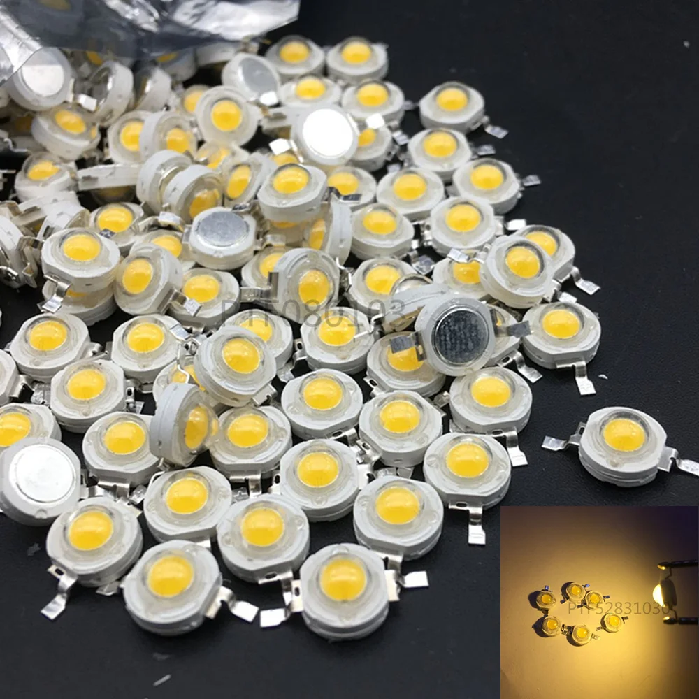 10pcs-Real-Full-Watt-CREE-1W-3W-High-Power-LED-lamp-Bulb-Diodes-SMD-110 ...
