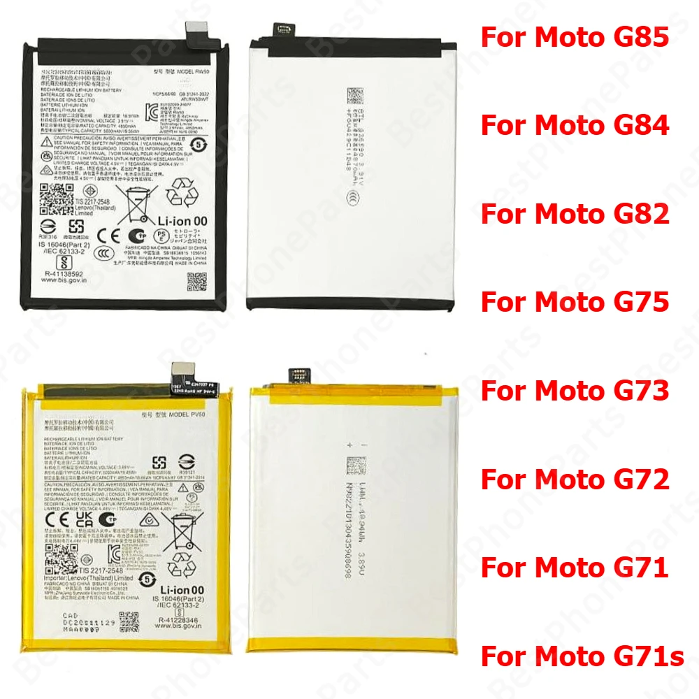 Batería para Motorola Moto G85 G84 G82 G75 G73 G72 G71 G71s 5G QE50 ...