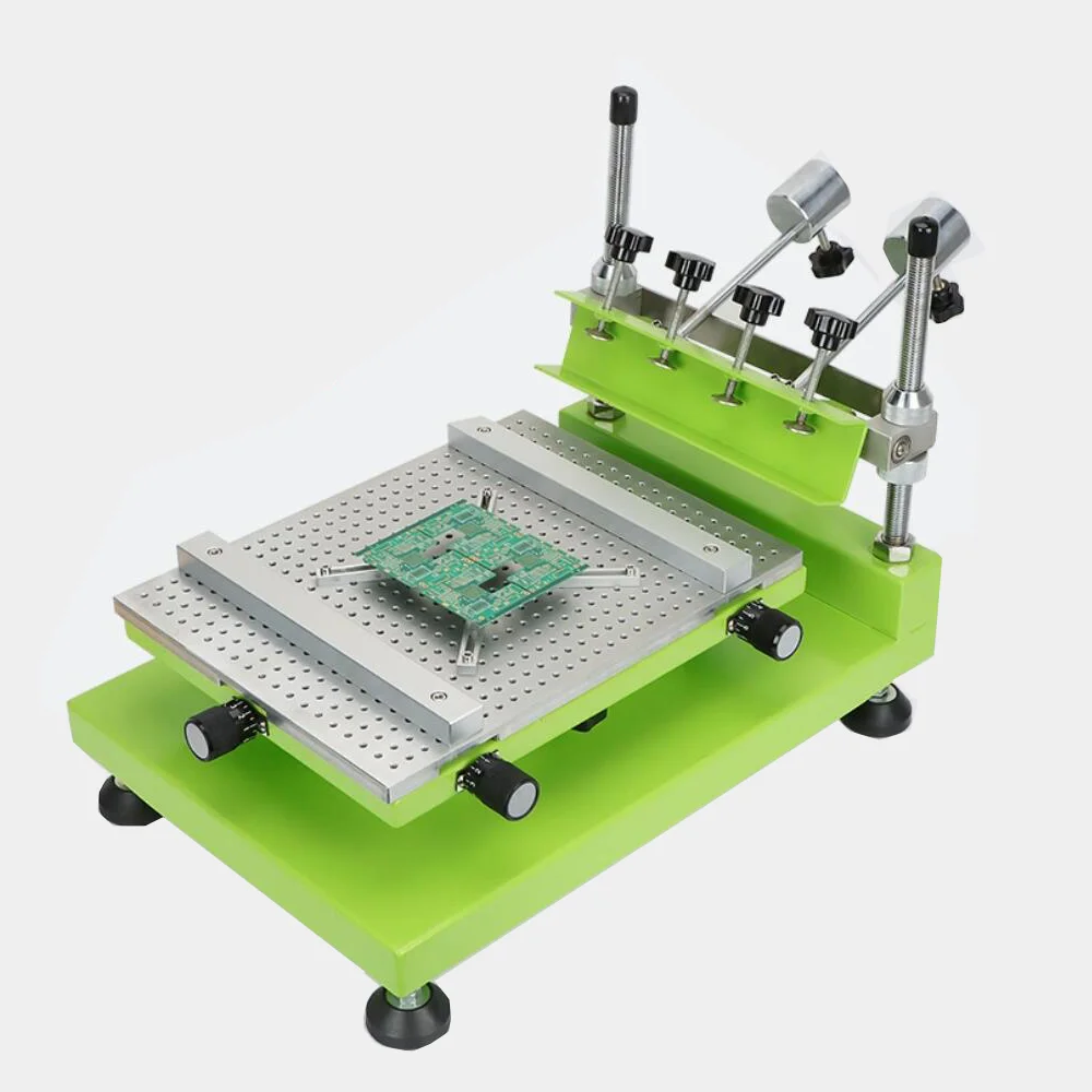 280X320MM-Plate-High-Precision-Manual-Screen-Printing-Machine-SMT ...