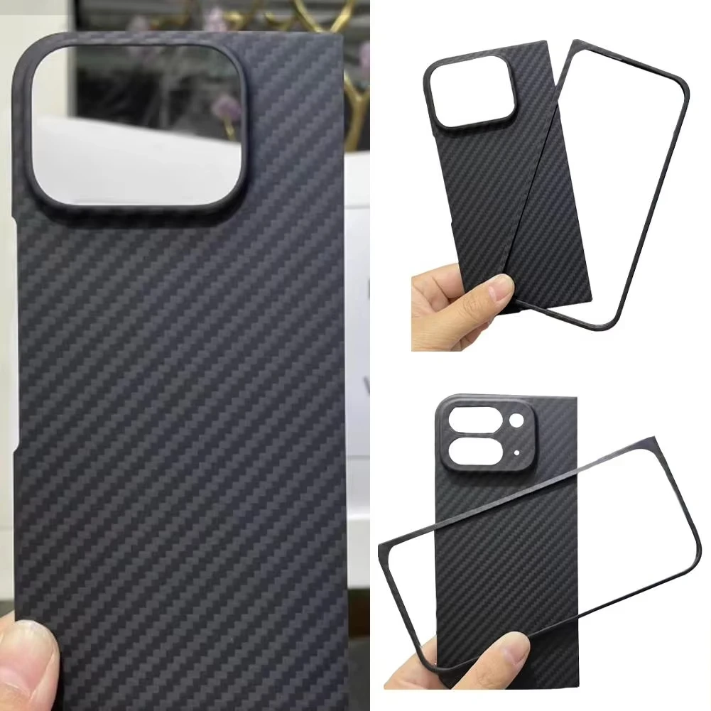 Luxury-1500D-Real-Carbon-fiber-Fold-Case-For-Google-Pixel-9-Pro-Fold ...