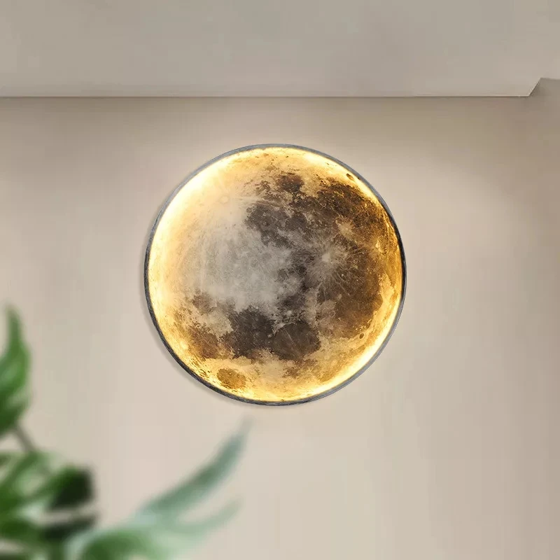 Led Moon Wall Lamp | Wall Lamps Bedroom | Moon Lamp Light | Moon Wall ...