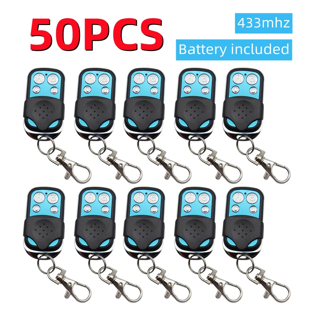 50pcs-433Mhz-Remote-Control-Car-Key-Garage-Gate-Door-Opener-Duplicator-Clone-Cloning-Code-4 ...