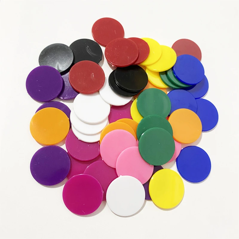 50Pcs-25MM-Chips-Plastic-Marker-Candy-Color-Coins-Game-Accessories-Fun ...