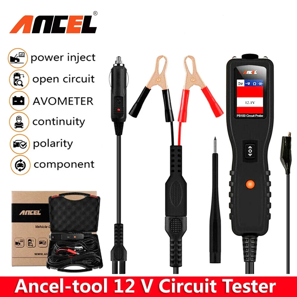 Ancel PB100 Automotive Circuit Tester Power Circuit 12V 24V Voltage ...