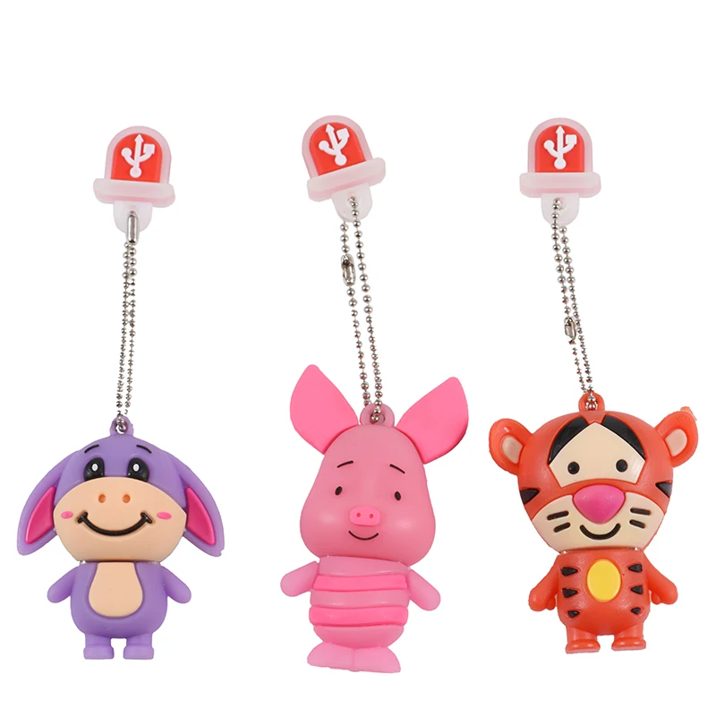 Free-Key-Chain-Cartoon-Tiger-USB-Flash-Drives-Donkey-Pen-Drives-Real ...