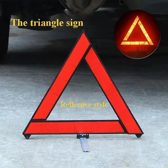 Tri-ngulo-de-aviso-de-seguran-a-do-carro-Auto-Sign-Road-Kit-Trip-Tri ...