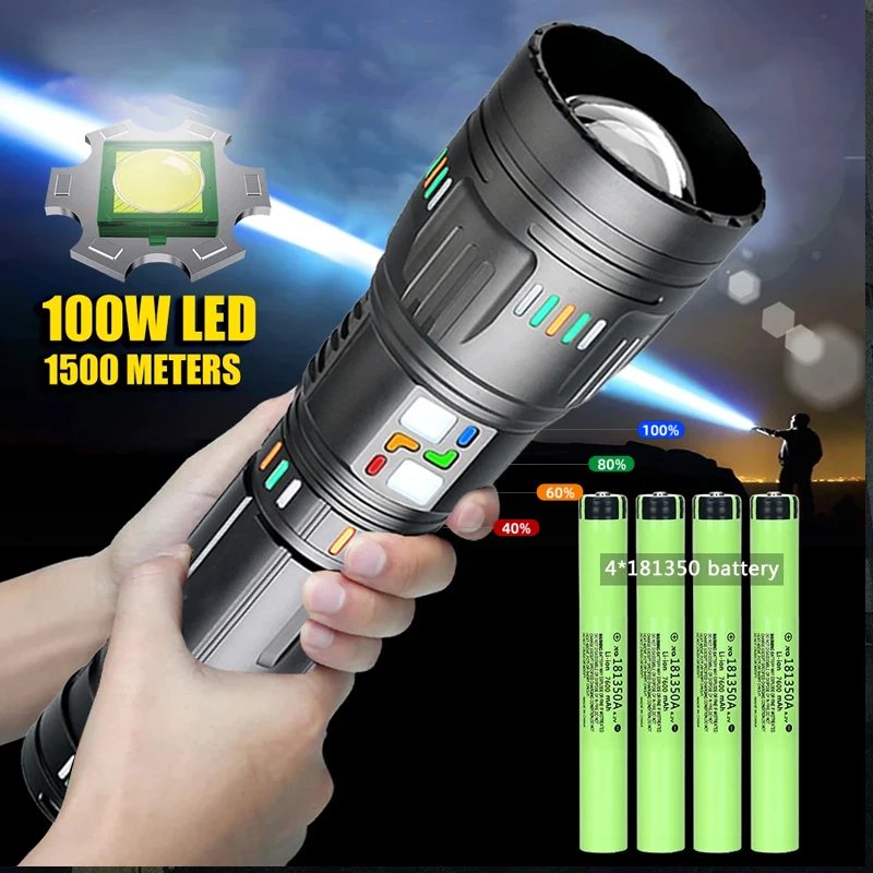 Super-Bright-Spotlight-Long-Range-Flashlight-Tactical-Zoomable ...
