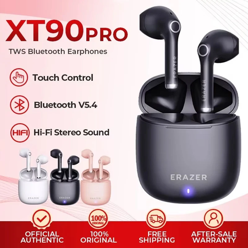 Erazer-XT90-PRO-Bluetooth-5-4-Earbuds-Wireless-Earphone-Waterproof ...