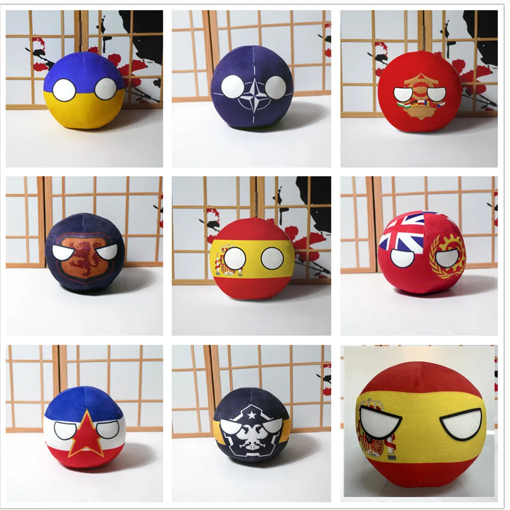 Polandball-Plush-Doll-Spain-Ukraine-Yugoslavia-NATO-Cuba-Hellenic ...