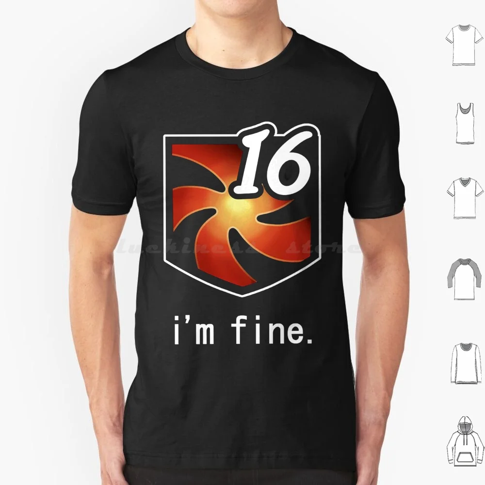 I-M-Fine-Vuln-Stacks-T-shirt-para-homens-e-mulheres-Ffxiv-Final-Fantasy ...