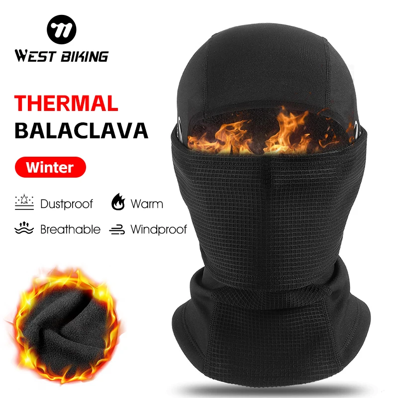 WEST-BIKING-Warm-Cycling-Cap-Winter-Running-Ski-Sports-Balaclava-Scarf ...
