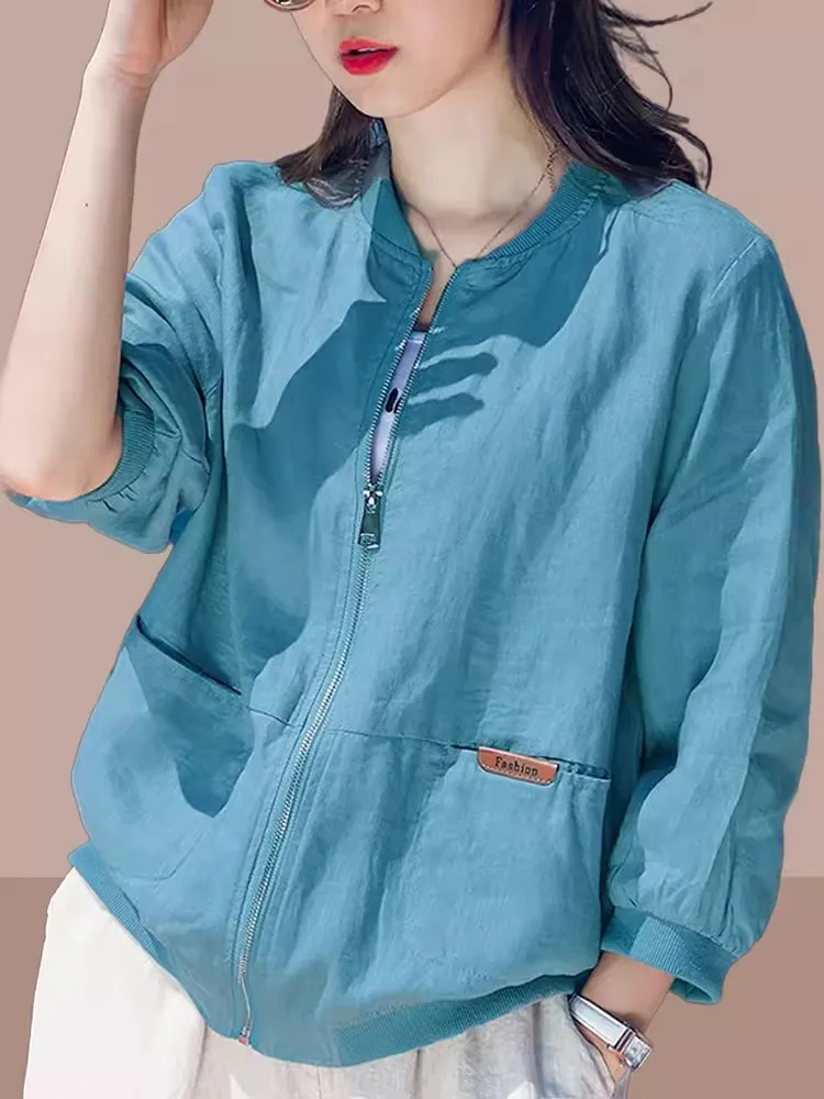 2024-Summer-Women-Fashion-Long-Sleeve-Sun-Protection-Jacket-Female ...