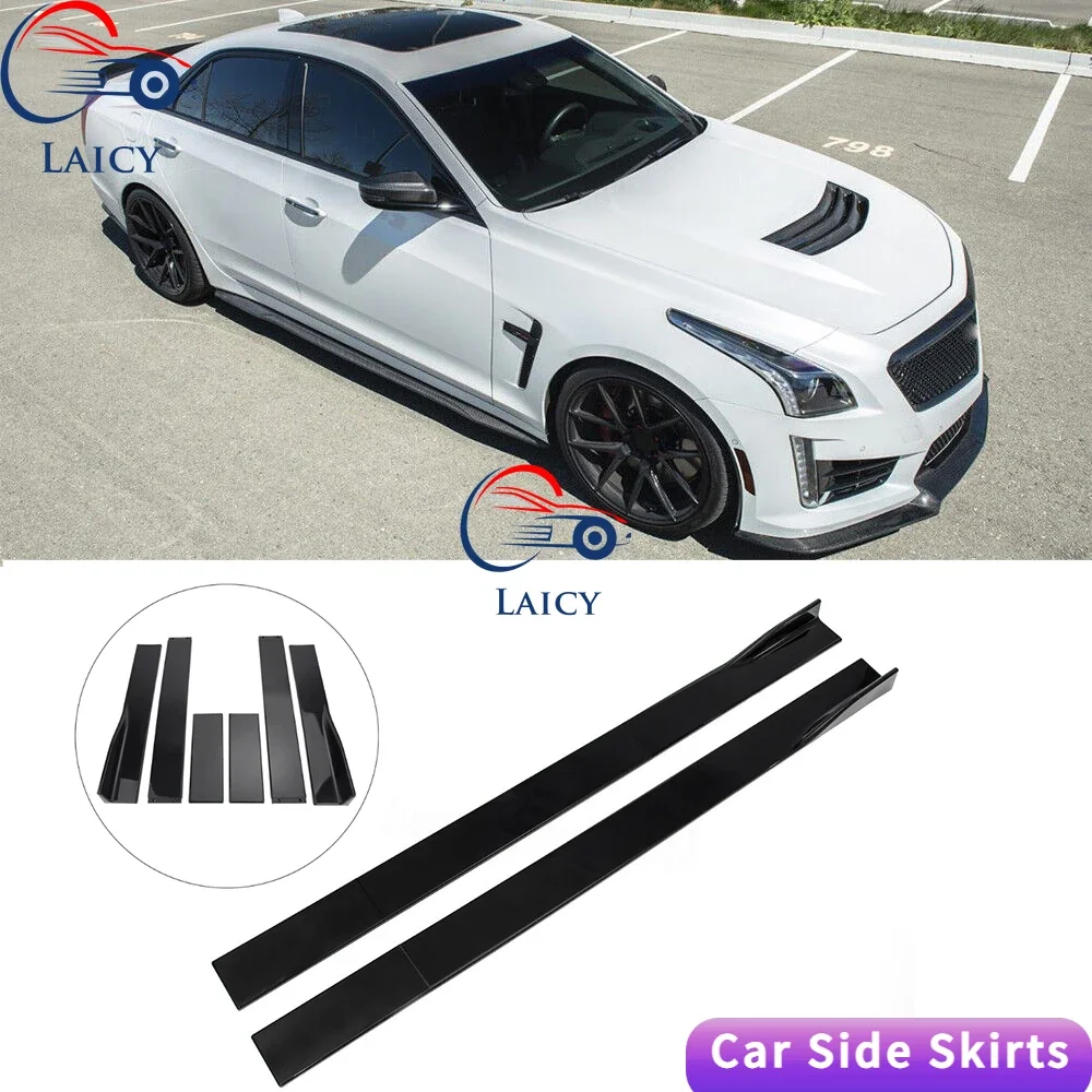 LAICY-For-Cadillac-ATS-CTS-CTS-V-78-7-Side-Skirt-Splitter-Spoiler-Lip ...