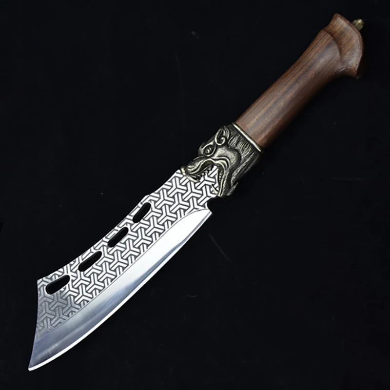 Wood Chopper Knife 7Cr17MoV 10 Inch Sharp Big Bone Chop Handmade ...