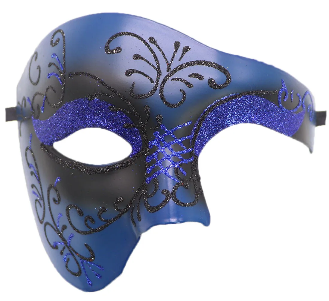 Blue Masquerade Mask For Men